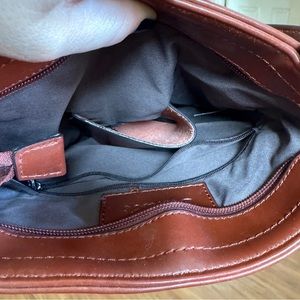 Stauer | Bags | Stauer Brooklyn Brown Leather Crossbody Bag | Poshmark